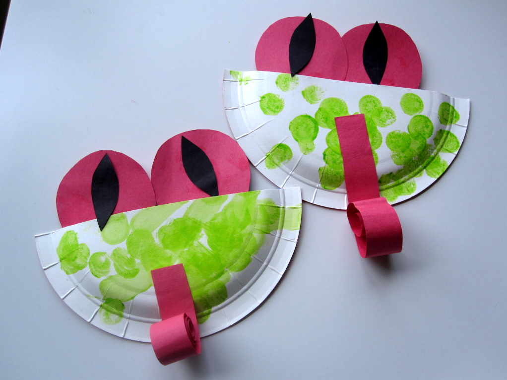 Paper Plate Frog Munchkins And Mayhem