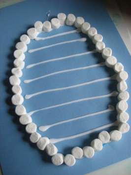 Marshmallow Easter Egg Craft - No Time For Flash Cards