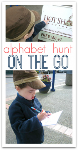 Learn On The Go Letter Hunt - No Time For Flash Cards