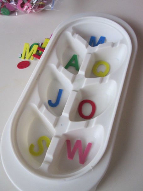 Alphabet Sensory Tub - No Time For Flash Cards