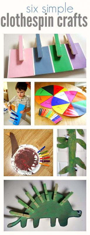 6 Clothespin Crafts For Kids - No Time For Flash Cards