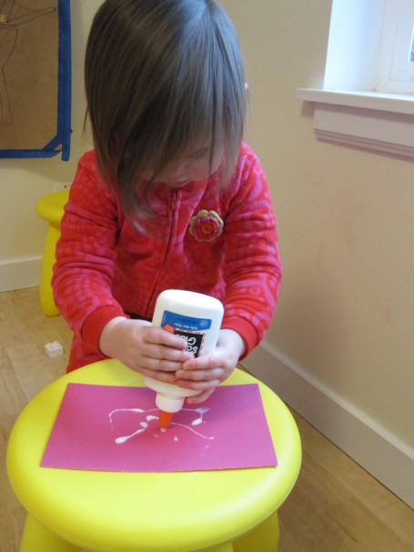 Shake Painting - Easy Valentine's Day Project - No Time For Flash Cards