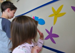 Ocean Shapes Mural for Kids - No Time For Flash Cards