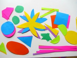 Ocean Shapes Mural for Kids - No Time For Flash Cards