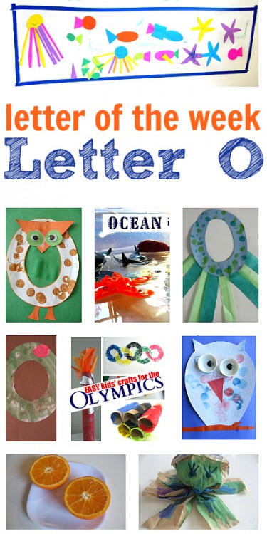 Letter Of The Week - O Theme