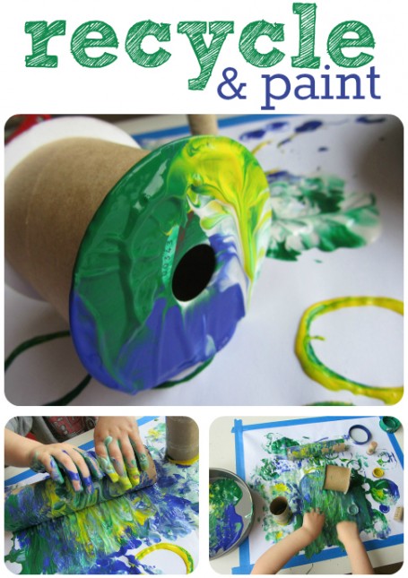Recycled Art For Earth Day - No Time For Flash Cards