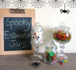 Spooky Estimation Jars - No Time For Flash Cards