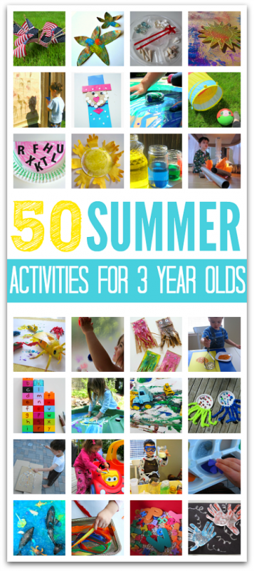 50 Summer Activities For 3 Year olds - No Time For Flash Cards