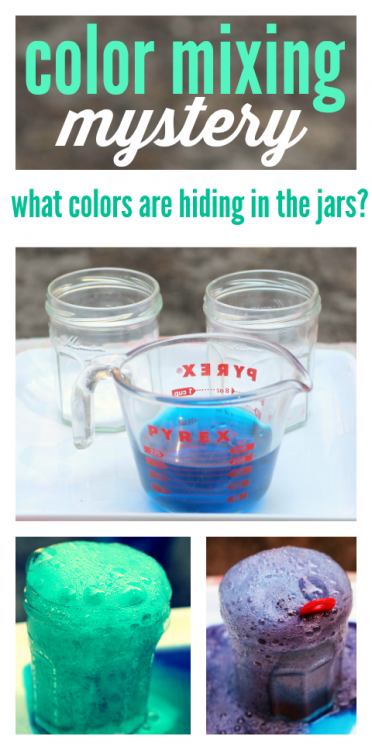 Baking Soda and Vinegar Color Mixing Activity - No Time For Flash Cards