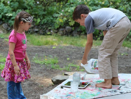 Baking Soda and Vinegar Color Mixing Activity - No Time For Flash Cards