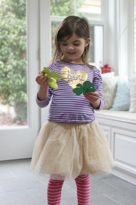 Shamrock Number Line Scavenger Hunt - No Time For Flash Cards