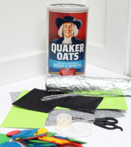 Oatmeal Canister Robot - Craft & Sorting Activity - No Time For Flash Cards