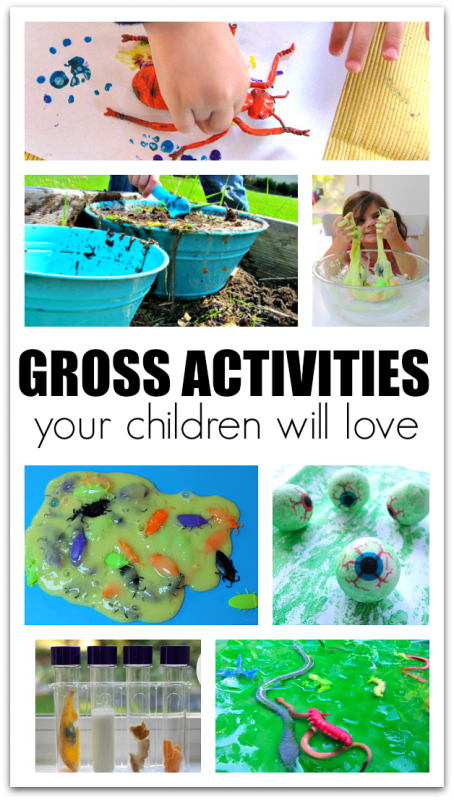 Slime, Goo, and Other Gross Activities For Kids - No Time For Flash Cards