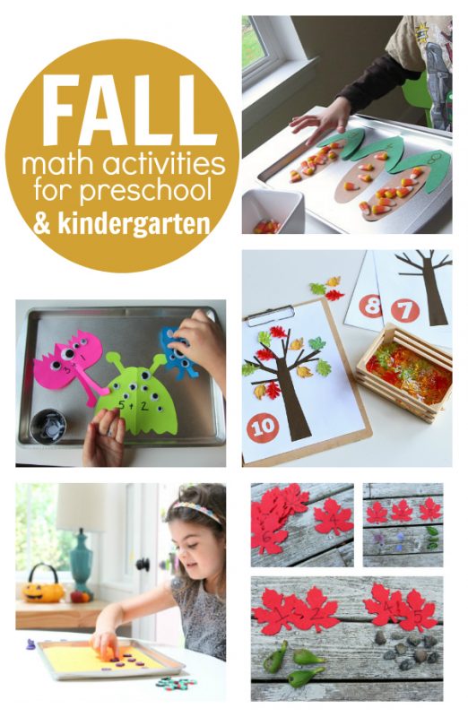 Fall Math Activities For Preschool and Kindergarten