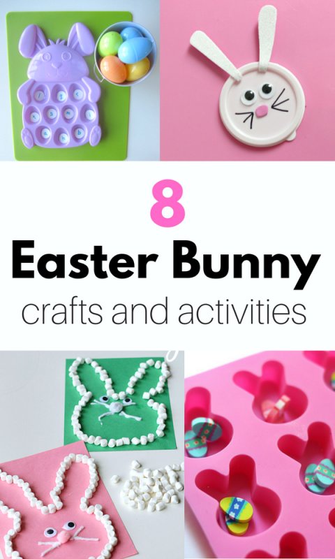 Easter Bunny Crafts and Activities - No Time For Flash Cards
