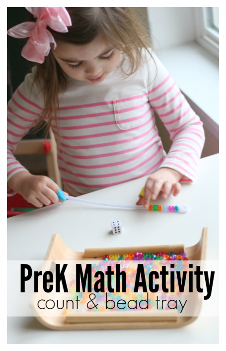 Count & Bead - Pre-K Math Activity - No Time For Flash Cards