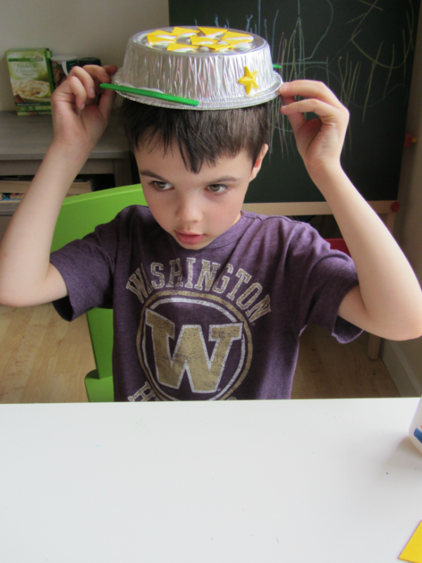 Pie Plate UFO - Space Craft for Kids - No Time For Flash Cards