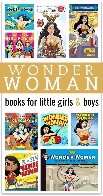 Wonder Woman Books For Little Girls & Boys - No Time For Flash Cards