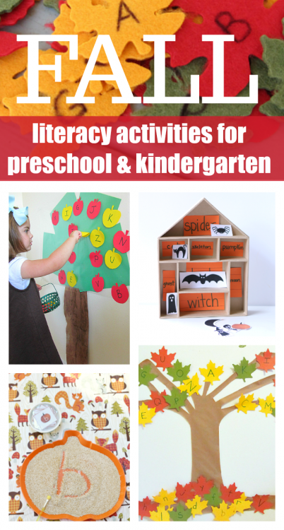 Fall Literacy Activities for Preschool and Kindergarten