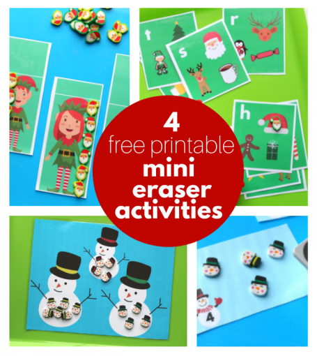 4 Free Printables To Use with Target Dollar Spot Mini Erasers! - No ...