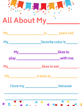 Inclusive Questionnaire for Preschool - FREE Printable - No Time For ...