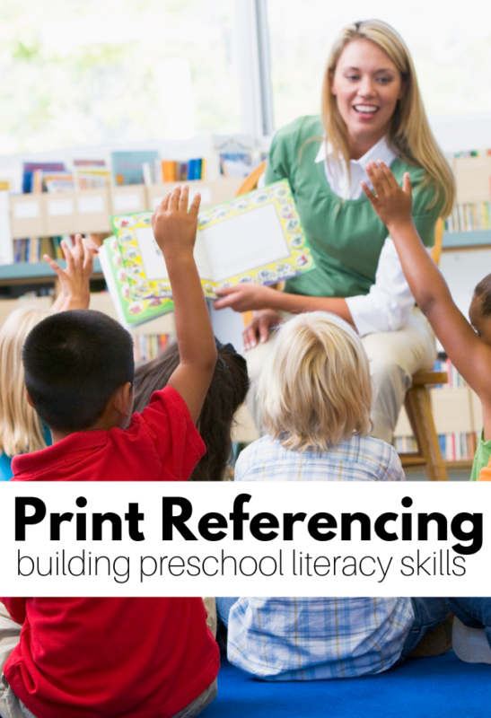 Print Referencing - Early Literacy Skills - No Time For Flash Cards