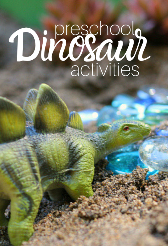 Preschool Dinosaur Activities - No Time For Flash Cards