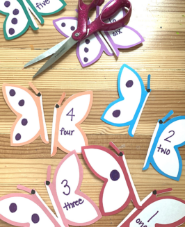 Butterfly Number Matching Activity - Free Printable - No Time For Flash ...