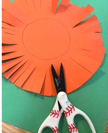 Scissor Skills Practice Lion Craft - No Time For Flash Cards