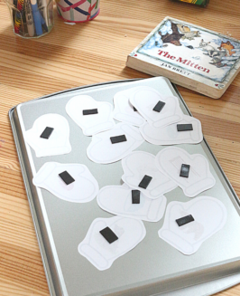 The Mitten Rhyming Activity - Free Printable - No Time For Flash Cards