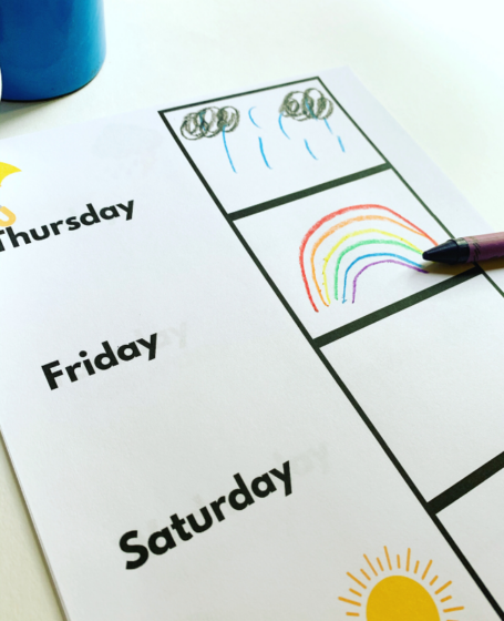 Printable Weather Journal - No Time For Flash Cards
