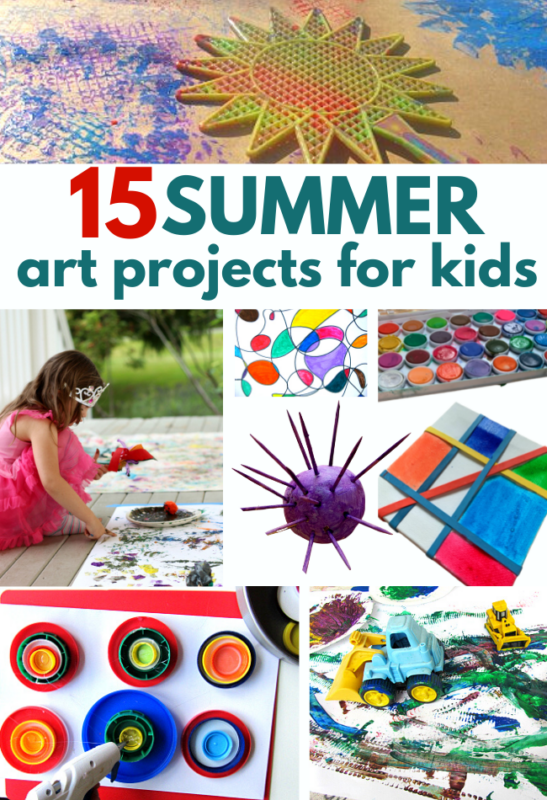 15 Summer Art Projects For Kids No Time For Flash Cards 15 Summer Art Projects For Kids No Time For Flash Cards
