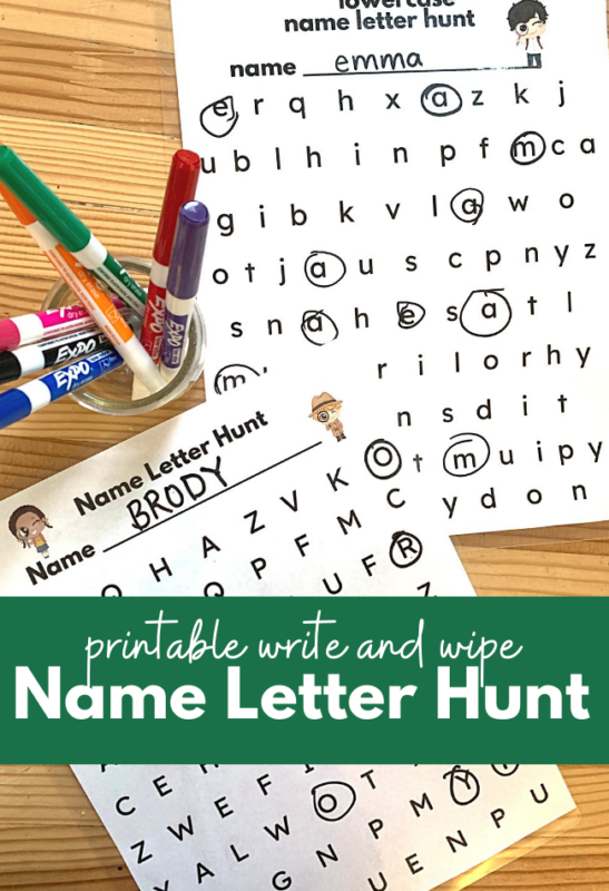 Letter Sorting Activity - great for remote preschool. - No Time For ...
