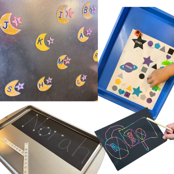 Space Themed Center Activities for PreK - No Time For Flash Cards
