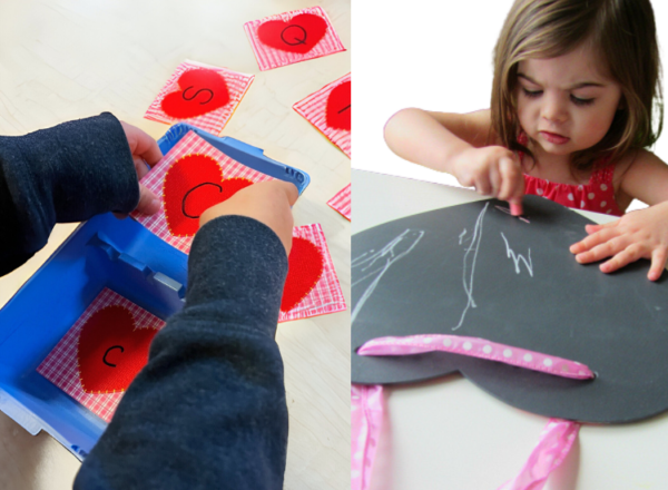 Valentine's Day Alphabet Activities - No Time For Flash Cards