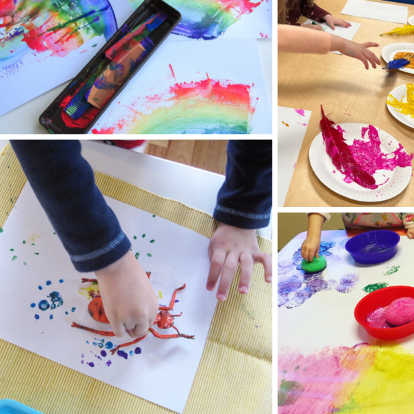 Free Choice Art Activities for Preschoolers - No Time For Flash Cards